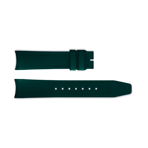 IWC Schaffhausen Dark Green Rubber Strap 20/18 MXE0MJ43