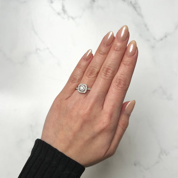 Memoire Diamond Bouquet Engagement Ring - MCBQ5R-0065MW