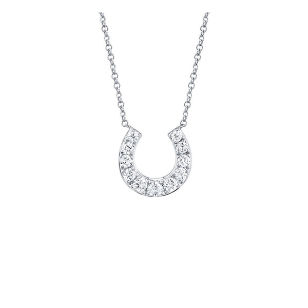 Shy Creation Diamond Horseshoe Necklace